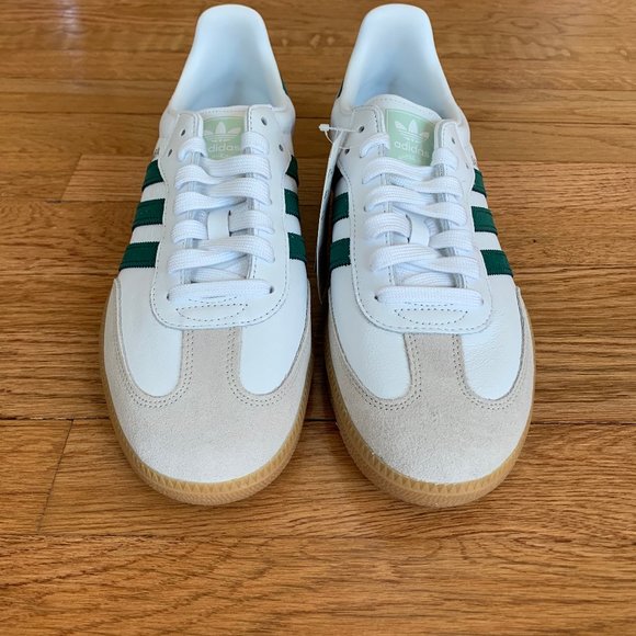 adidas | Shoes | Adidas Originals Samba Og White Green Mens Shoes ...